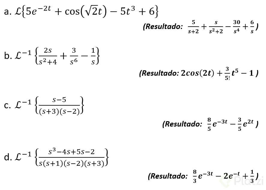 Transformada de Laplace de la derivada de una función + PVI + Repaso